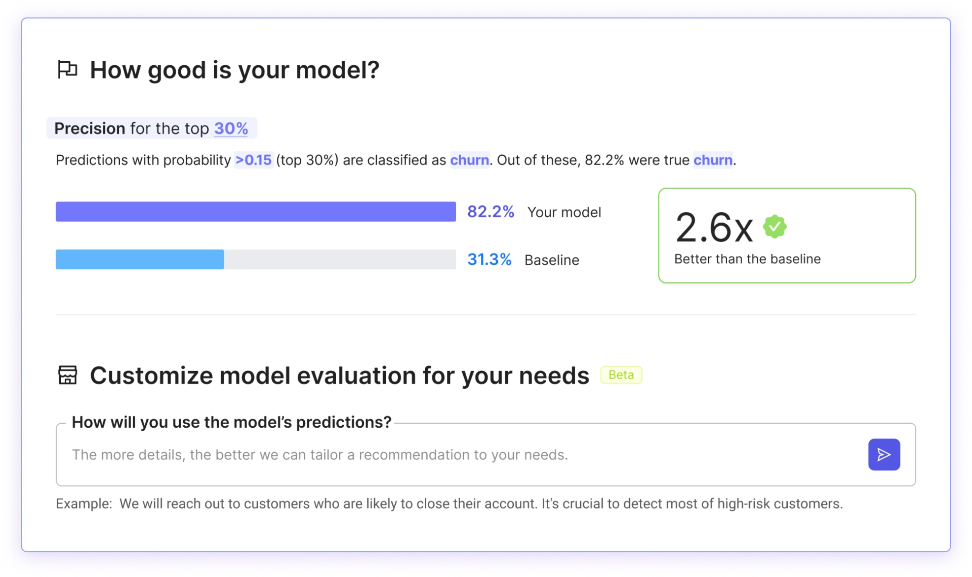 Hello Good Vibes, Goodbye Guesswork: Our Model Evaluation Makeover | Pecan AI